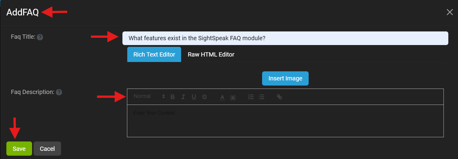 SightSpeak > Oqtane Modules